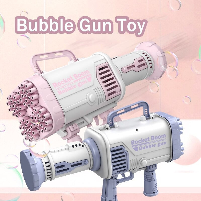 2022 Rechargeable Bubble Machine Gun Extended Version 68 Holes – Ahammashop