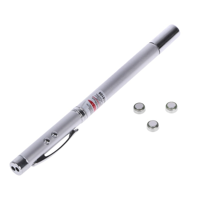 5 in 1 Power Point Telescopic Red Laser Pointer Pen Teaching Tool Ball ...